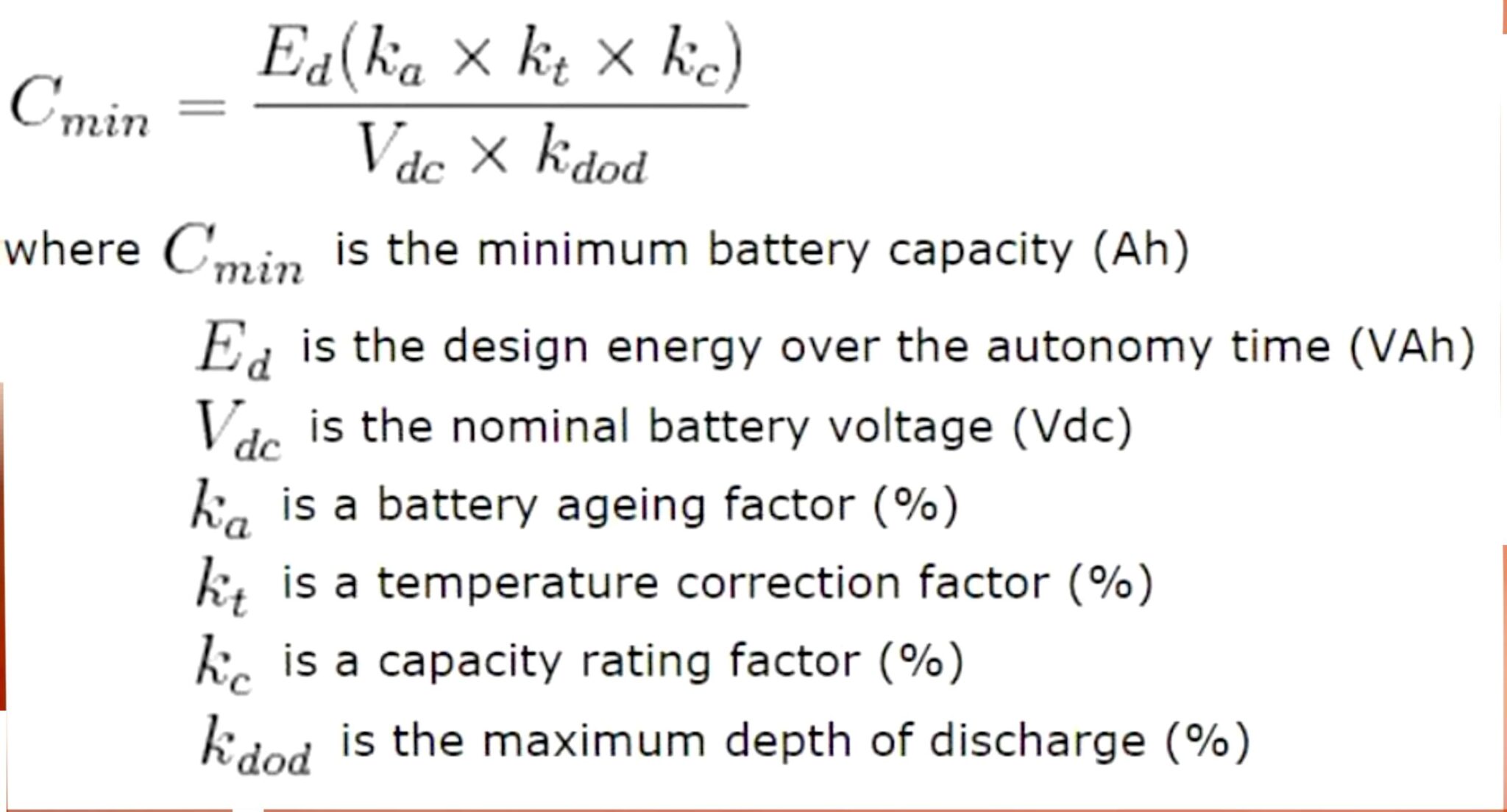 UPS Sizing and Design Calculation - eeediary.com